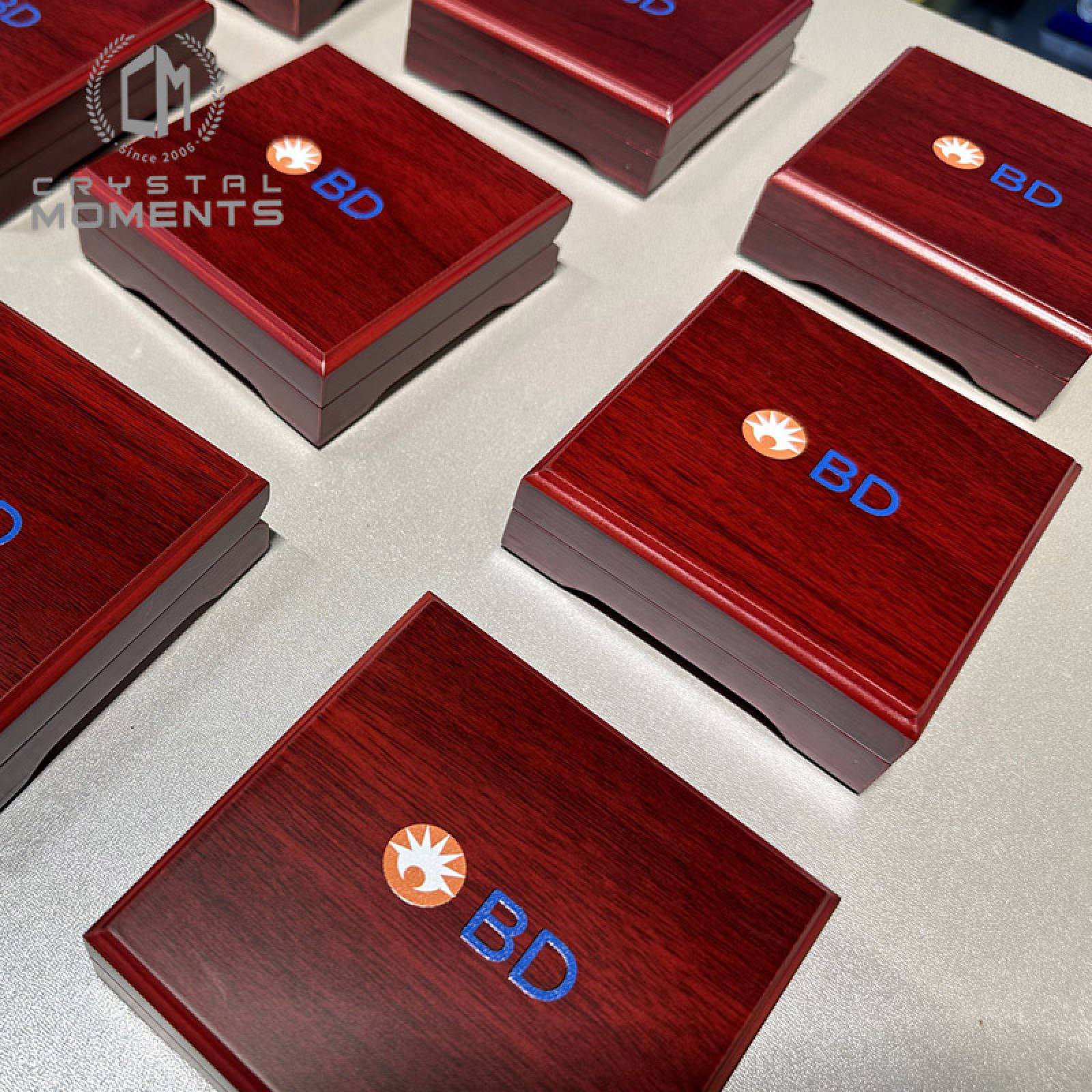 Wood Coin Box | Crystal Moments Singapore